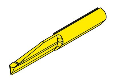 Inserts type A110 for face grooving groove outside diameter from 20 mm ...