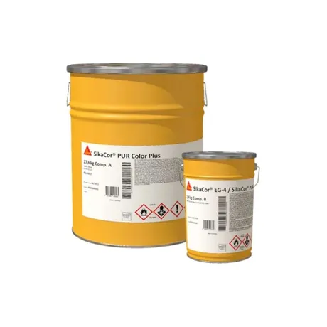 Sika SikaCor Pur Color Plus 2K Polyurethanharz-Beschichtung RAL 7016 30kg