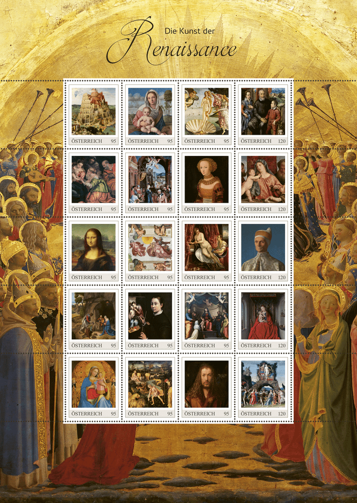 “The art of Renaissance” Stamp Edition 20 | Onlineshop Post