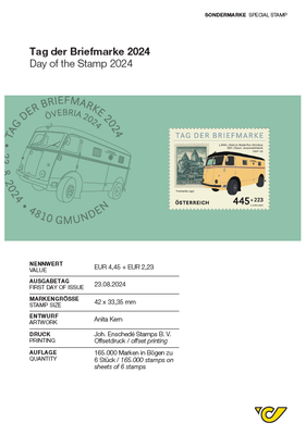 "Tag der Briefmarke 2024" Abhandlung | Onlineshop Post