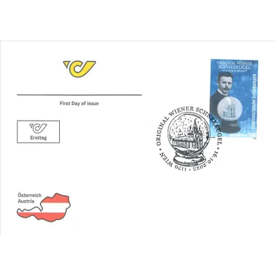 "Erwin Perzy I – Original Wiener Schneekugel" - Ersttagsbrief ...