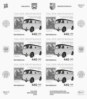 "Tag der Briefmarke 2024" Schwarzdruck Kleinbogen | Onlineshop Post