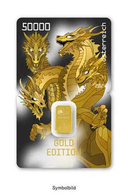 Crypto stamp Gold Edition Drache | Onlineshop Post
