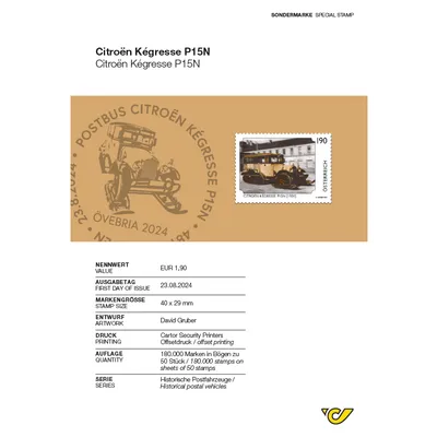 "Citroën Kégresse P15N" Abhandlung | Onlineshop Post
